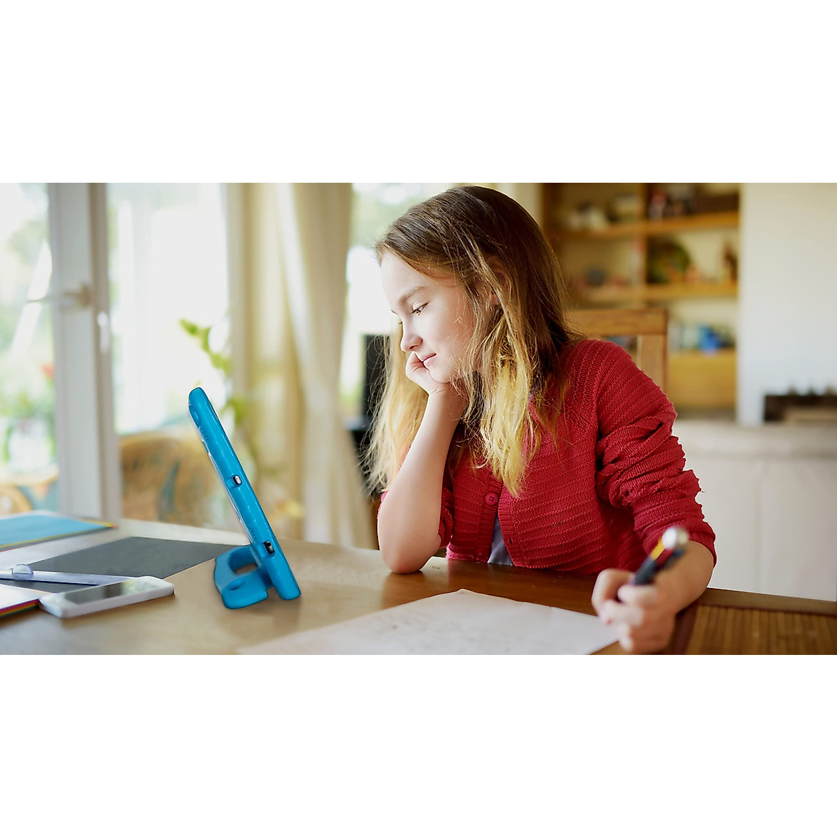 Targus Kids Case for iPad (9th, 8th and 7th Gen) 10.2-inch, iPad Air 10.5-inch, and iPad Pro (10.5-inch) – Blue