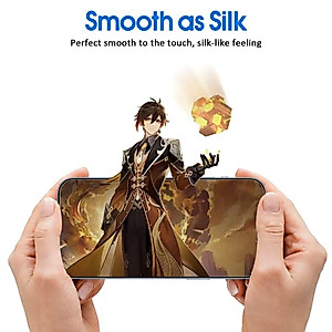 Ambison [2 Pack Matte Glass Screen Protector Designed for iPhone 14 2022/iPhone 13/13 Pro, Install Frame/Bubble Free/Anti-Glare&Fingerprint, 9H Tempered Glass for iPhone 13/13 Pro 2021 6.1inch