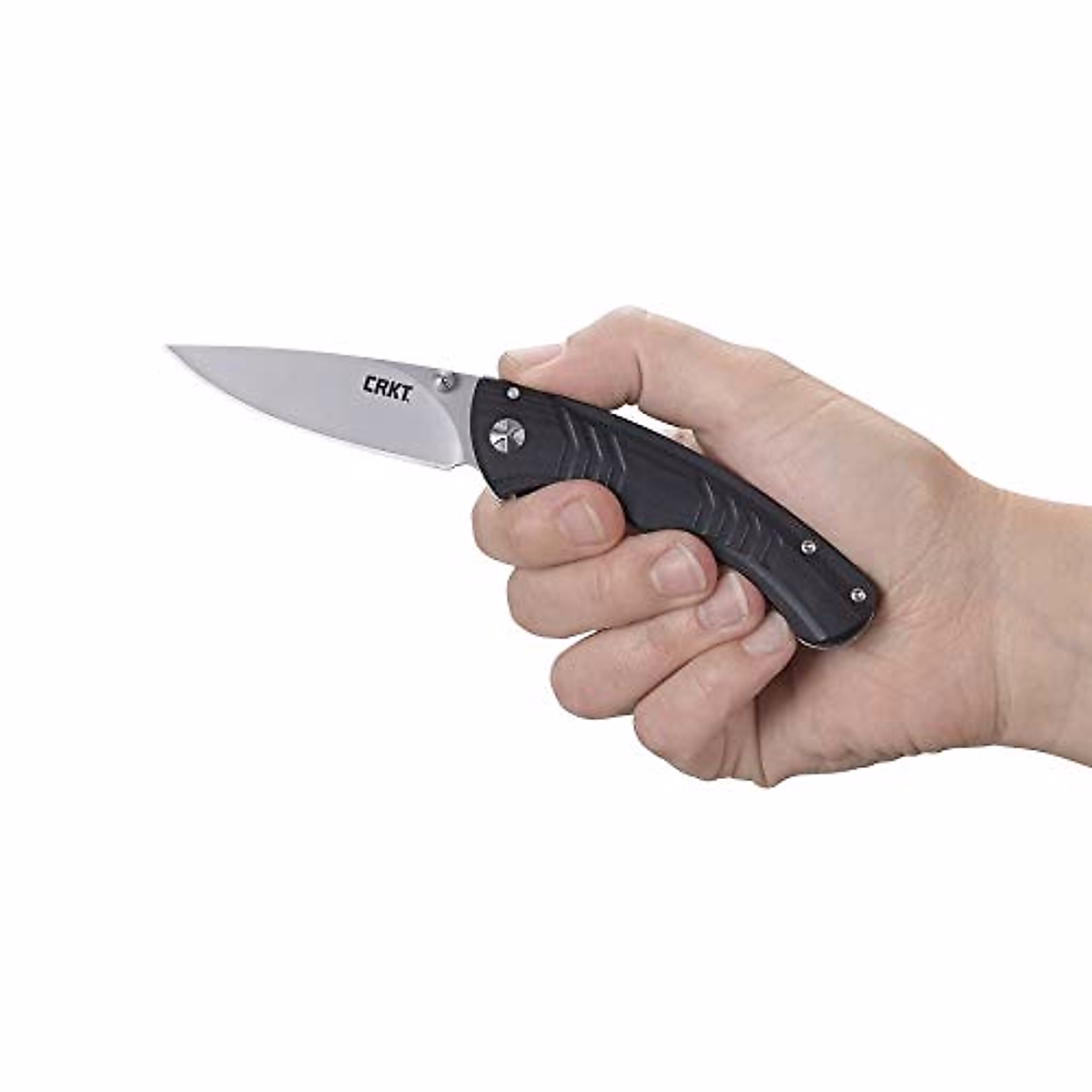 Columbia River Knife & Tool CRKT Full Throttle EDC Folding Pocket Knife, Everyday Carry Utility Folder with Frame Lock, Drop Point Blade with Bead Blast Finish, Outburst Assisted Opening 7031