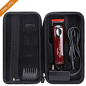 Aproca Hard Travel Storage Case Bag, for Wahl Professional 5-Star #8148 / #8504 / #8545 / #8509 / #8451 Cord/Cordless Magic Clip (Black)