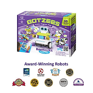 PAI TECHNOLOGY BOTZEES Gear Kit Add-on Pack Designed for Botzees Class Plus Coding Robot, STEM Toys Robot Kit for 3+ Year Old Kids, Programming and Coding Games for Kids