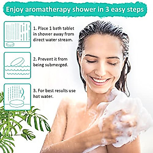 Gifts for Women - Pack of 6 Shower Steamers Bath Bombs, Shower Bombs with Essential Oils , Aromatherapy Shower Steamers Bath Bomb Gift Set Self Care and Relaxation Gifts for Women and Men