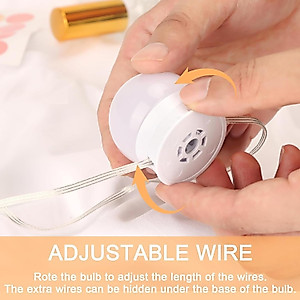 Pretmess Vanity Lights for Mirror, Hollywood Style Vanity Lights with 10 dimmable Bulbs,Adjustable Color & Brightness,USB Cable(No Mirror Include)