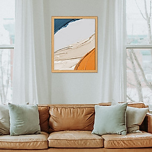 SEEDLING PHOTO FRAME 16x20 Frames Set of 3, 16x20 Picture Frames for Wall, Wooden Poster Frames with Plexiglass for Prints, Poster, and Art (Natural Wood)