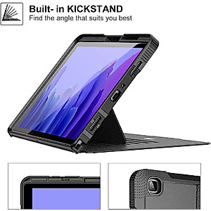 ZtotopCase for Samsung Galaxy Tab A7 10.4 Inch Tablet 2020 (SM-T500/505/507),[6 Magnetic Stand Angles] Heavy Duty Highly Protective & Shock Absorption Cover with Auto Wake/Sleep, Black