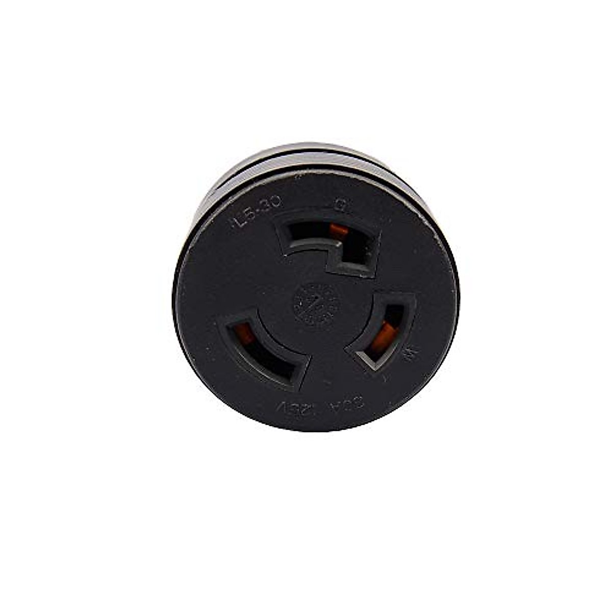 RVGUARD Generator Adapter Plug 4 Prong to 3 Prong, NEMA L14-30P to NEMA L5-30R Locking Adapter