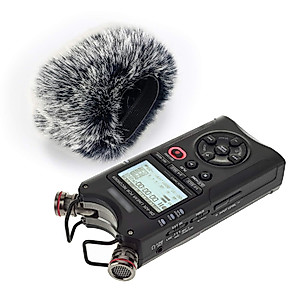 YOUSHARES DR40X Windscreen Muff for Tascam DR-40X DR-40 Portable Recorders, DR40 Mic Deadcat Windshield Windscreen Artificial Fur Wind Screen