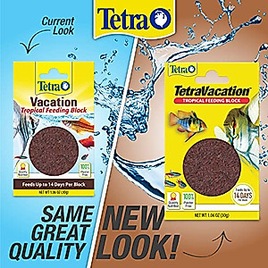 Tetra Weekend and Vacation Feeder Slow-Release Fish Food for Tropical Fish 1.06 Ounce (Pack of 1)