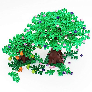 Tree Building Sets Block Toys Garden Park Trees and Plants Flowers Classic Botanical Accessories Bricks for Kids Tight Fit with Major Brands