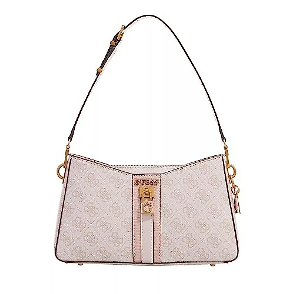 GUESS Ginevra Elite Shoulder Bag, Blush Logo