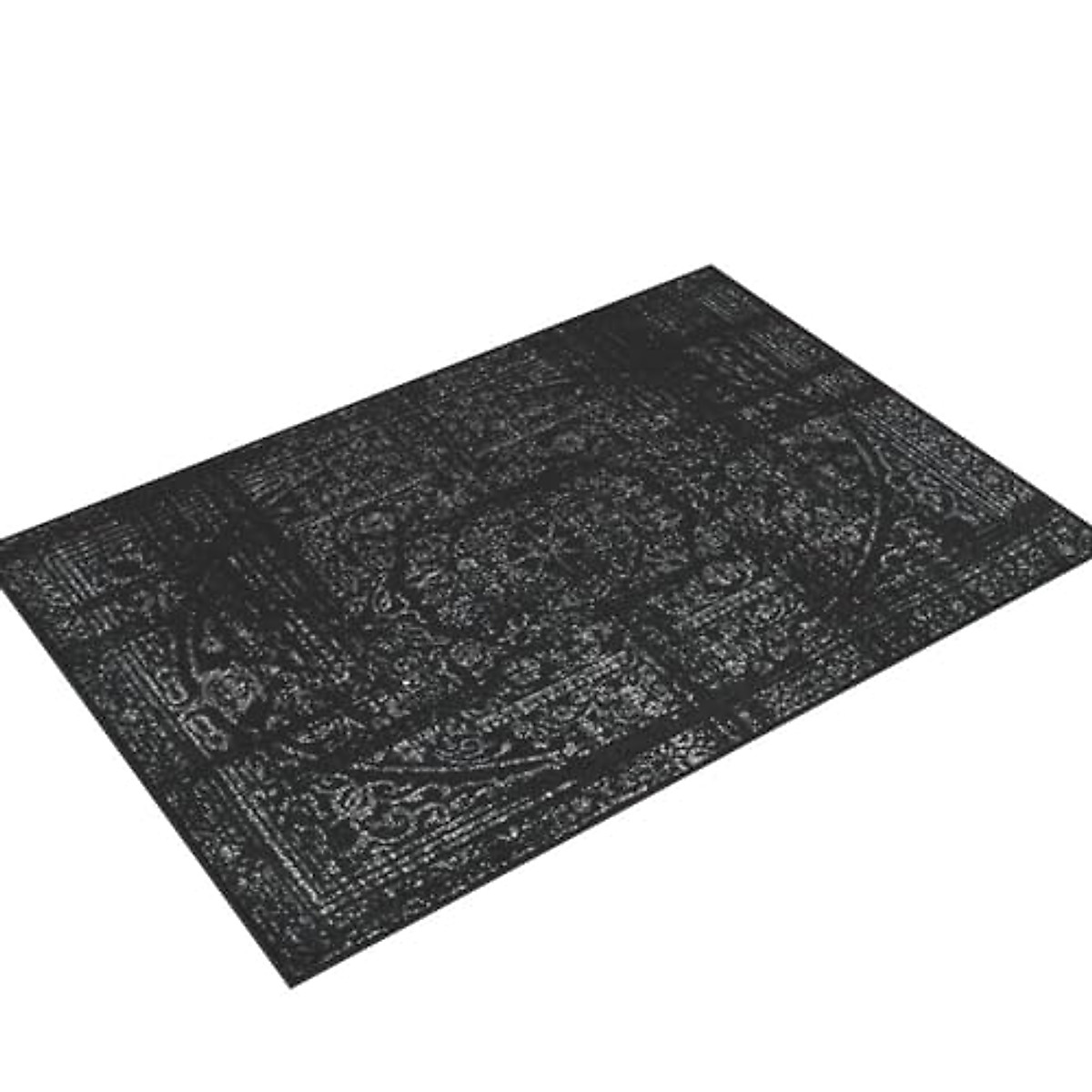 nuLOOM Arlena Vintage Traditional Area Rug - 5x8 Area Rug Modern/Contemporary Black/Grey Rugs for Living Room Bedroom Dining Room Kitchen