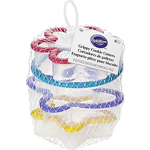 Wilton 4-Piece Comfort Grip Cookie Cutter Set, Assorted