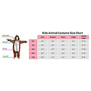 OGU' DEAL Shark Onesie Sleepwear for Kids Animal Costume Halloween Hooded Jumpsuit with Pockets(Shark,85)