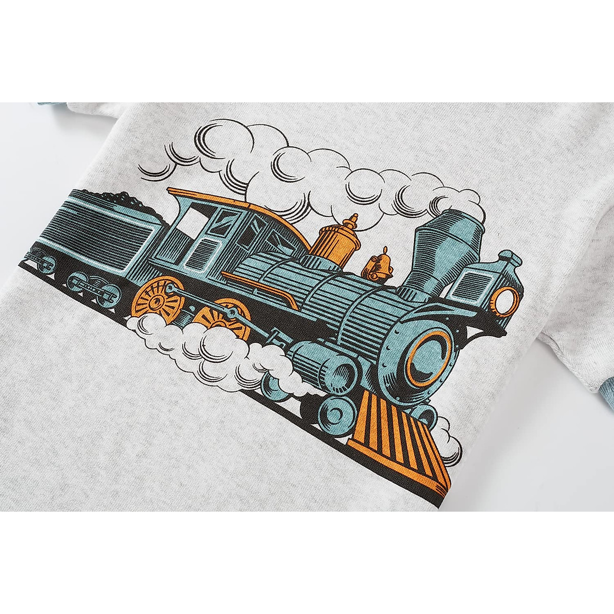 Little Boys Pajamas Shorts Set for Toddler Summer Clothes Planet Dinosaur Sleepwear 100% Cotton 2 Piece Kids Pjs Size 5t