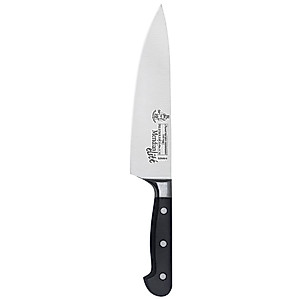 Messermeister Meridian Elite 8” Traditional Chef’s Knife - Fine German Steel Alloy Blade - Rust Resistant & Easy to Maintain