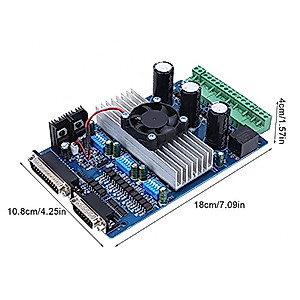 Davitu Motor Driver - TB6560 3.5A Stepper Motor Driver Board 3 Axle Motor Driving Control Board Stepper Motor Driver