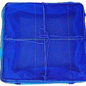 Gatuida Hanging Drying Net, 4 Layers Foldable Fish Mesh Hanging Drying Rack for Shrimp Fish Fruit Vegetables(66X50cm) Hanging Dryer Rack