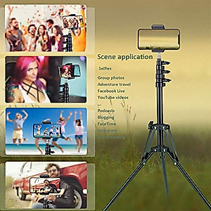 Selfie Tripod Stand Aluminum Alloy with Bluetooth Remote for iPhone
