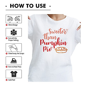 Gatichetta Coral Heat Transfer Vinyl Roll, Peach Iron on HTV 12" x 6FT, Smooth PU HTV for T-Shirts, Fabris, DIY Designs