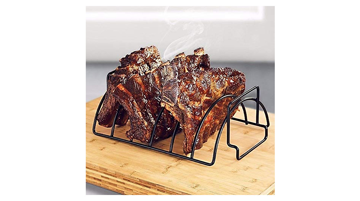 Kona Rib Rack - Perfect for Grilling & Smoking Ribs