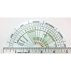Pregnancy Wheel: Due Date Calculator for Pregnant Patients. Designed for OB/GYN, Doctors, Midwives, Nurses, and Patients