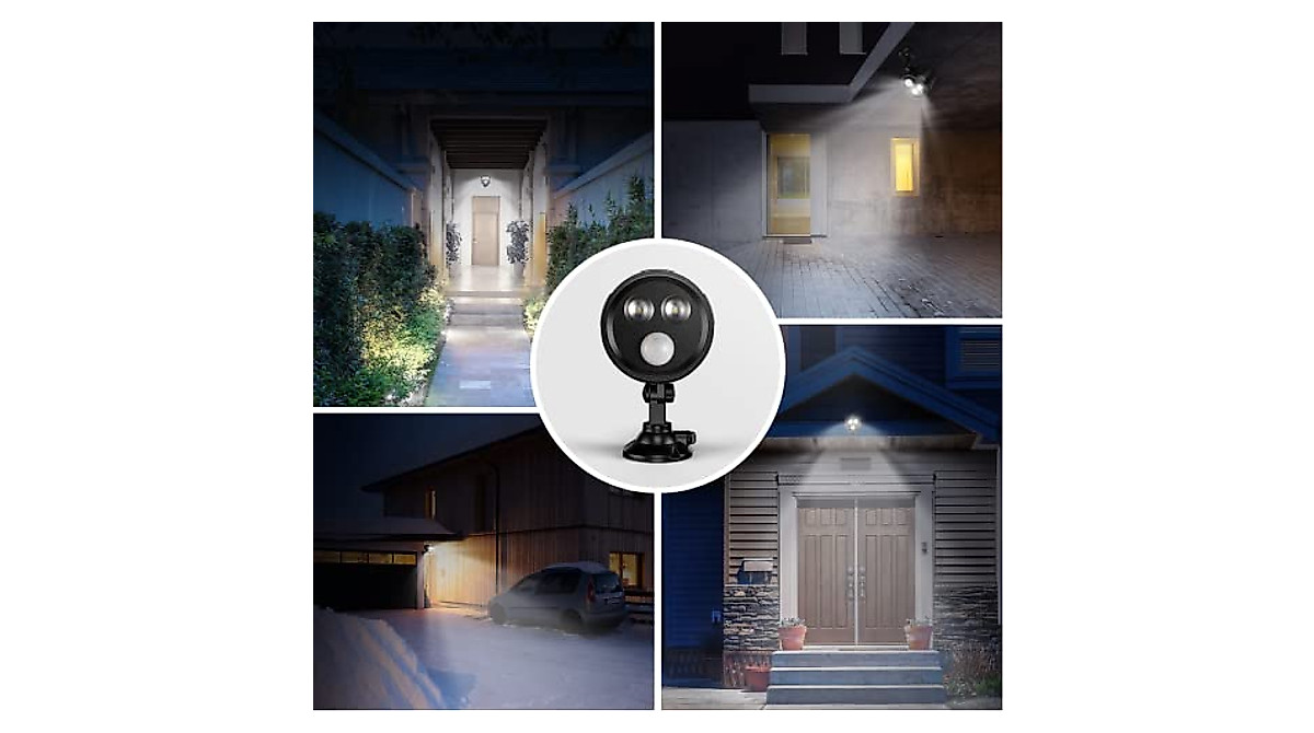 Pwysara LED Outdoor Motion Sensor Spotlight | Waterproof & Bright