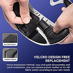 Face Cover for Pico4 Resilient Vent Leather Face Pad Replacement Soft Facial Interface Set Lightproof VR Accessories for Pico 4 Headset Cooling Fan Set