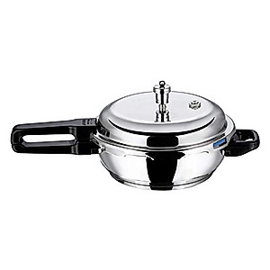 Vinod P-Jun Splendid Stainless Steel Sandwich Bottom Pressure Pan, Junior