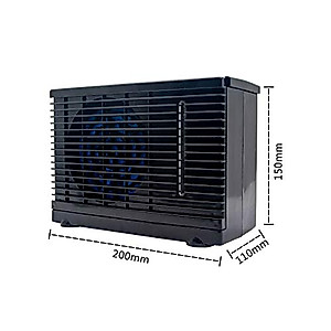 MASO 12V Mini Air Conditioner Home Car Cooler Cooling Water Evaporative Fan whith Evaporative Portable