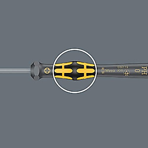 Wera 05030100001 Kraftform ESD 1578 A Slotted Precision Micro Screwdriver, 1.2mm Head, 40mm Blade Length