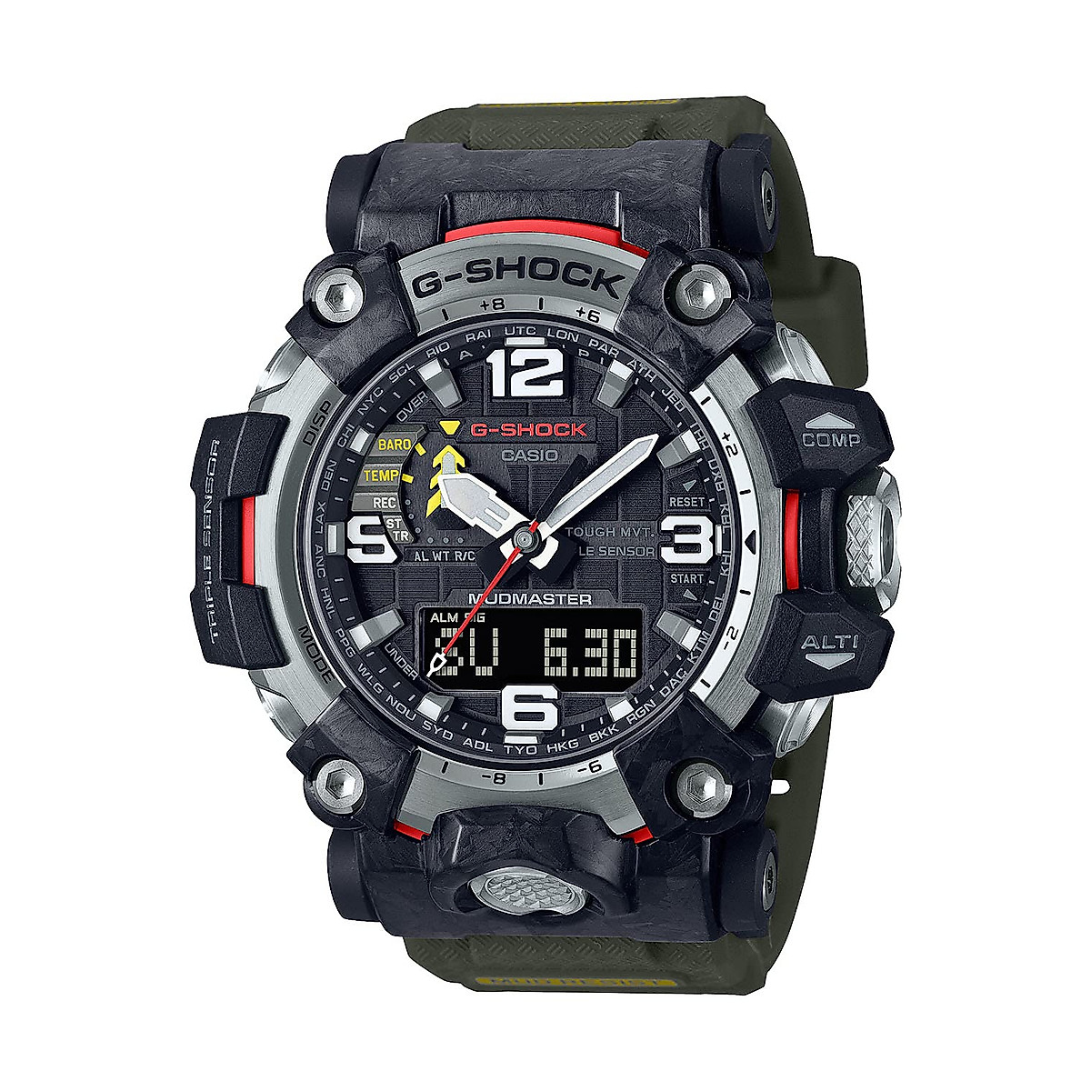 CASIO GWG-2000-1A3JF [G-Shock Carbon MUDMASTER Radio Solar Triple Sensor]Shipped from Japan