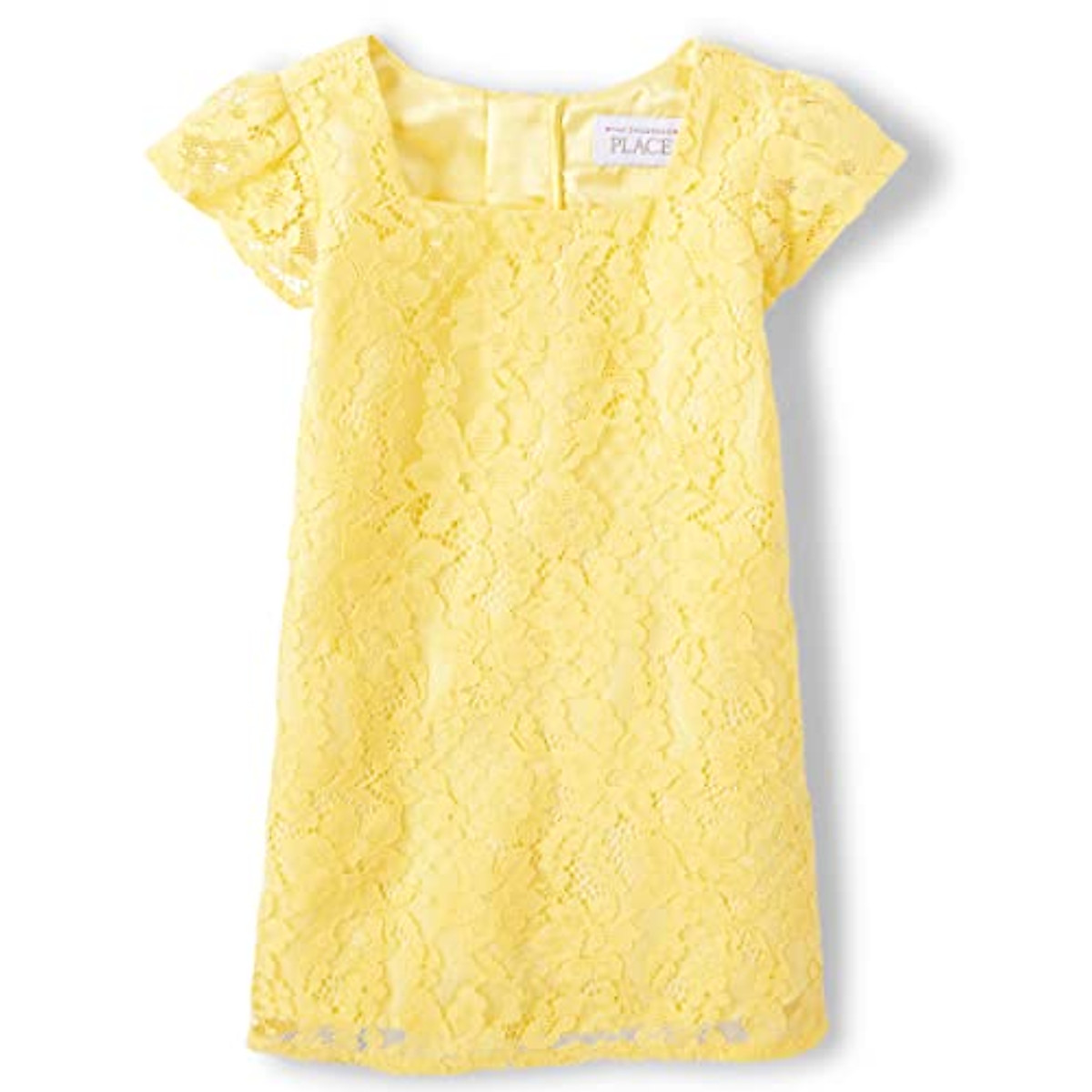 The Children's Place,Family Matching Dresses, Mommy and Me,Girls,Yellow Lace,12-18 Months
