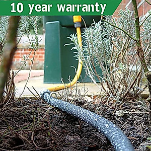 1/2’’ Soaker Hose 10 Ft 15Ft, Soaker Hoses for Garden 100 Ft, Garden Soaker Hose 25 Ft 50 Ft Drip Hoses for Garden Drip Garden Hose Irrigation System (10 feet)