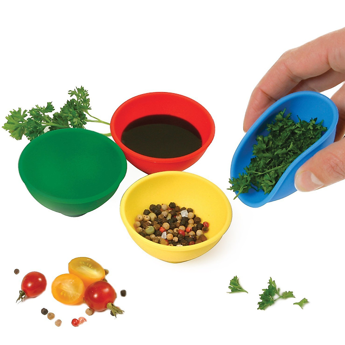 Norpro Silicone Mini Pinch Bowls, Set of 4