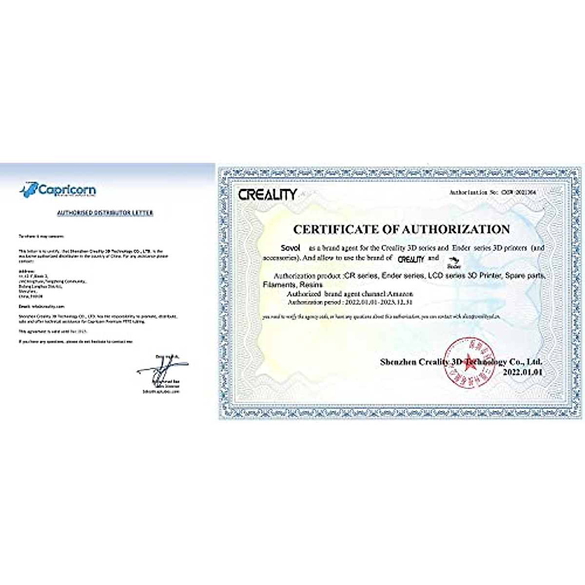 Capricorn Bowden PTFE Tubing 1M XS Series 1.75MM Filament with 2X PC4-M6 & 2X PC4-M10 Pneumatic Fittings & Tube Cutter for Creality Ender 3 V2/ Ender 3/ Ender 3 Pro/Ender 5/ CR-10/10S 3D Printer