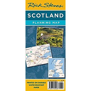Rick Steves Scotland Planning Map: Including Edinburgh & Glasgow City Maps (Rick Steves Planning Maps)