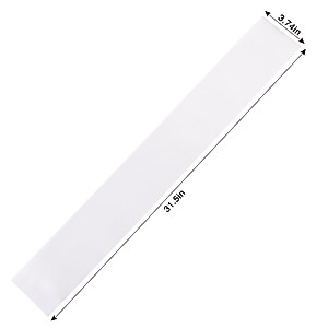 2 Pack Blank Sash White Sash Satin Sash, Plain Sash, Pageant Sash, Wreath Sash, DIY Sash for Party Decorations, Graduation, Wedding, Birthday, Halloween, 2 Pins Included