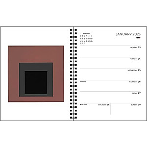Homage to the Square 12-Month 2023 Monthly/Weekly Planner Calendar