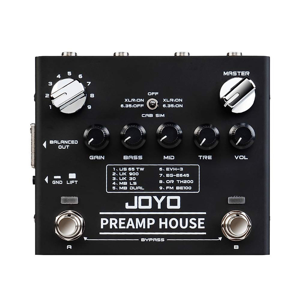 JOYO R-15 Dual Channel Cabinets Bundle with R-08 Power-Amp Simulator Pedal for Electric Guitar Effects Most Frequently Combination Budget
