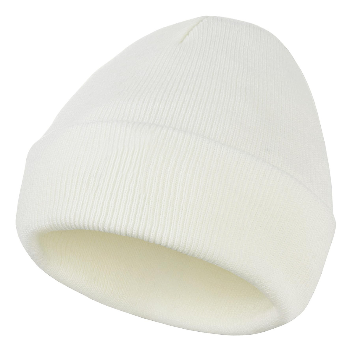 Zando Beanies Womens Beanie Hats for Women Men Fashion Unisex Warm Winter Hats for Women Knit Womens Beanies for Winter Beanies for Men Knit Beanie Hat White Beanie for Women One Size
