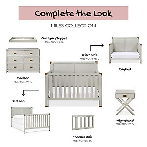 Baby Relax Miles Toddler Guardrail, Graphite Grey