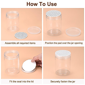 Awclub 25mm/0.98" Foam Lid Liner, 100 Pack Pressure Seal Cap Liners Round Jar Seals - Resistant Tamper Sensitive for Bottle Cap Liners Sealer, White