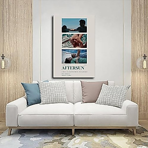 Aftersun Plot Movie Poster Canvas Poster Wall Art Decor Print Picture Paintings for Living Room Bedroom Decoration Unframe: Unframe:12x18inch(30x45cm)