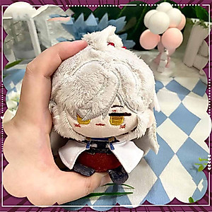 CALEMBOU Anime Plush Keychain, 4" Cute Chibi Plush Figure Key chain Pendant for Backpack, Kafka Jing Yuan Bai Lu Herta Dan Heng Plush for HSR Fans (JingYuan)