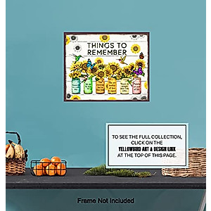 Positive Inspirational Empowerment Wall Art - Motivational Affirmations Wall Art & Decor - Personal Growth Positive Quotes Wall Decor Poster - Boho-chic Motivation Encouragement Gift for Women 8x10