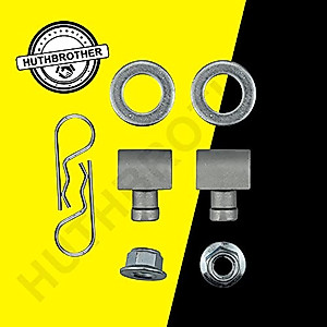 Huthbrother GX24864 GX21718 Deck Lift Hanger Rod kit, Compatible with John Deere 14M7465 GX26085 24M7053, for E130 Deck Lift Link Kit GX24864A GX24864B, Set of 2