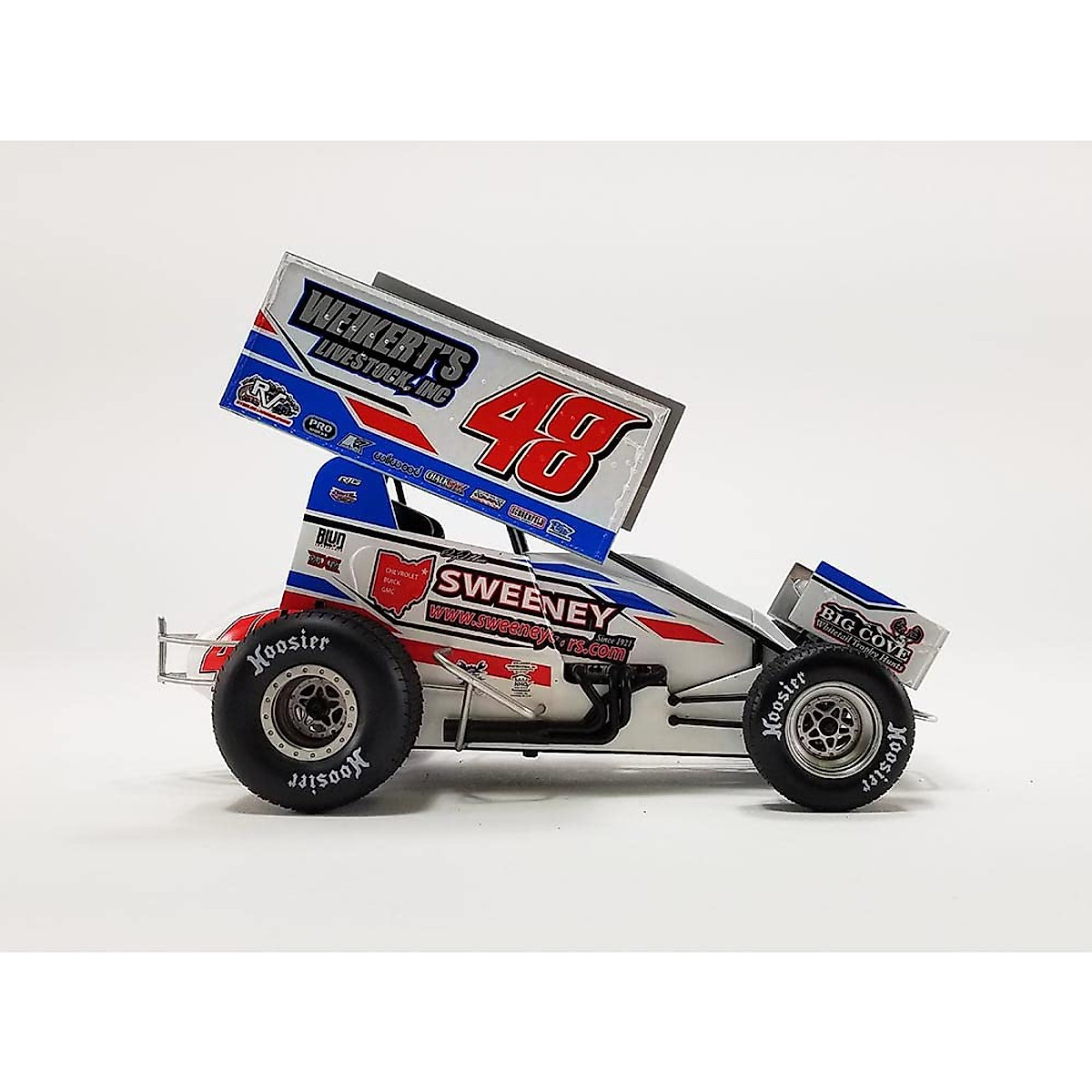 Winged Sprint Car #48 Danny Dietrich Weikert's Livestock Gary Kauffman Racing World of Outlaws (2022) 1/18 Diecast Model Car by Acme A1822014