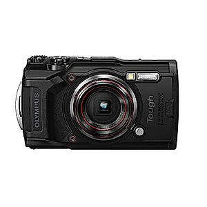 Olympus Tough TG-6 Waterproof Camera, Black -32GB Basic Bundle