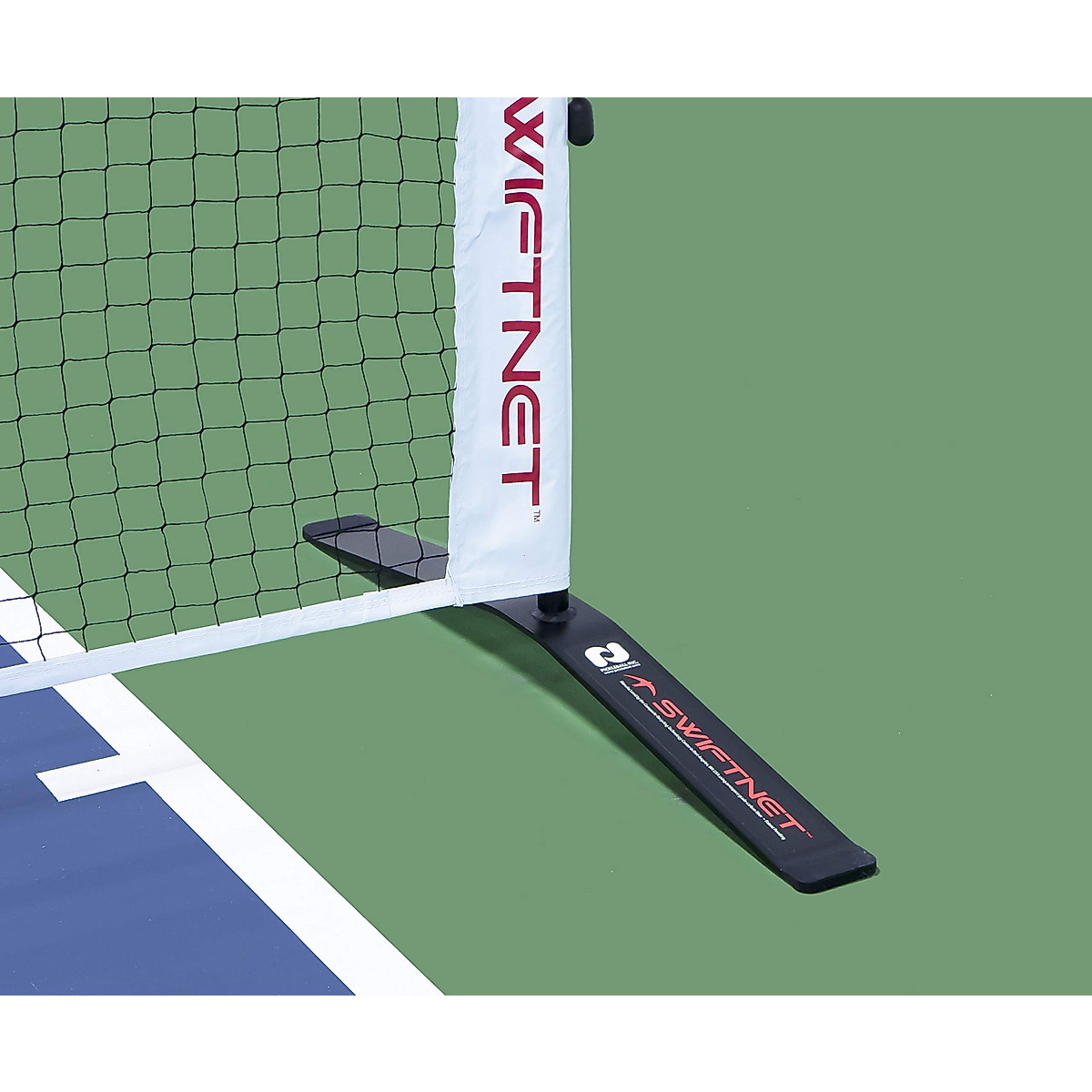 SwiftNet 2.1 Portable Pickleball Net System - High Tension, Lightweight Carbon Fiber Alloy Frame for Casual and Tournament Pickleball - Perfect to Carry Anywhere