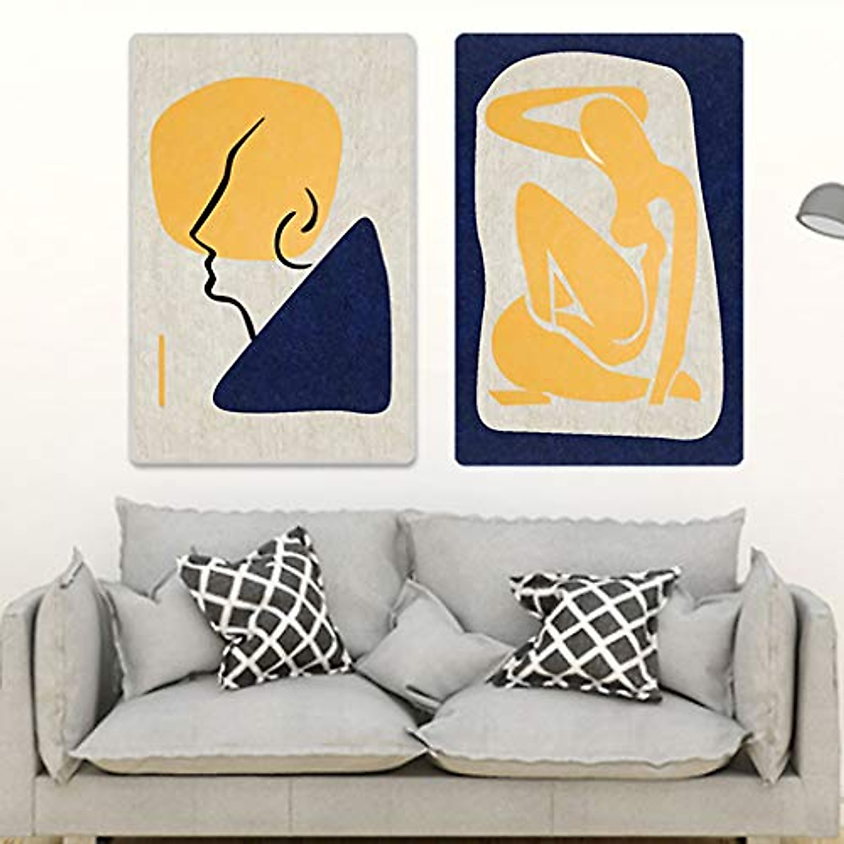 Wall decoration Abstract Photo Wall Cork Board, Environmentally Friendly Felt Bulletin Board, Living Room Bedroom Painting